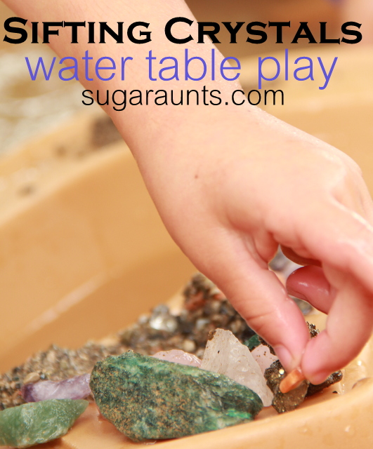 Sifting Crystals Water Table Exploration - The OT Toolbox