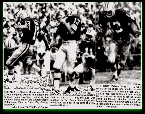On This Day In Sports: September 7, 1980: Marcol's Blocked Kick Turn ...