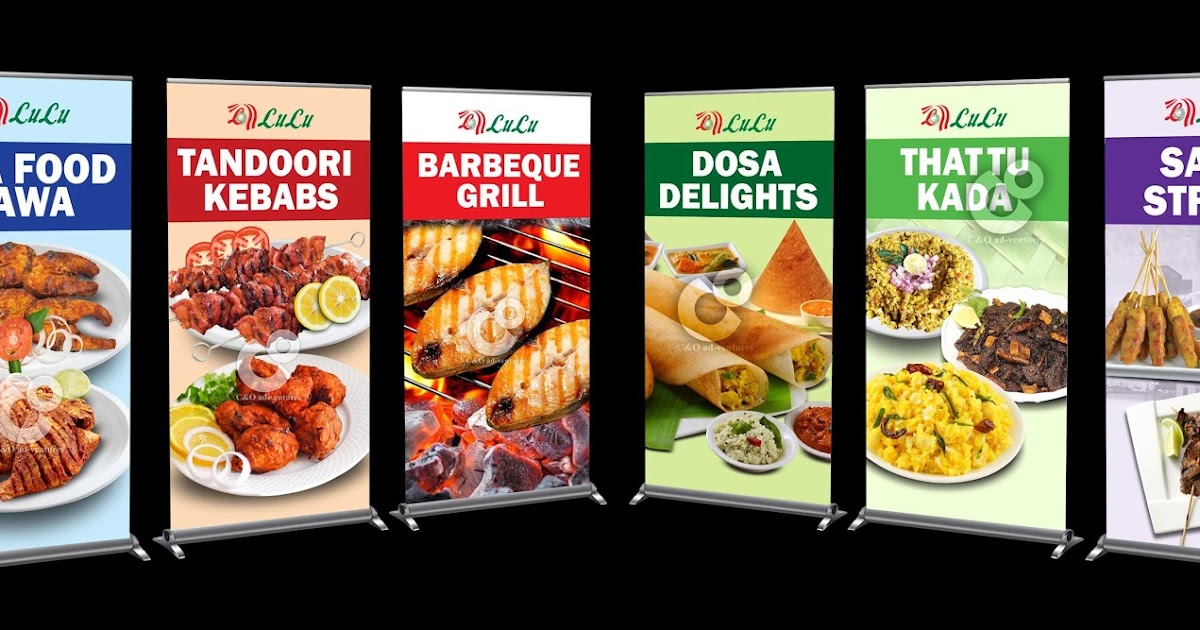 C & O ad-ventures: Standee Designs for Food Court Lulu ICC