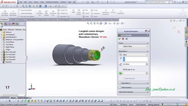 Belajar Solidwork Dasar
