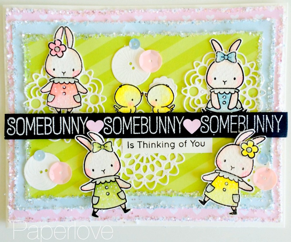 SOMEBUNNY-SOMEBUNNY-SOMEBUNNY is thinking of you - Yenni Paper Love