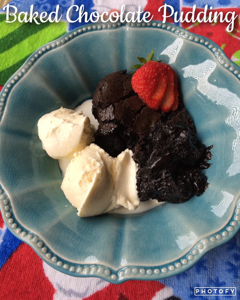 Down South Mama: Baked Chocolate Pudding!