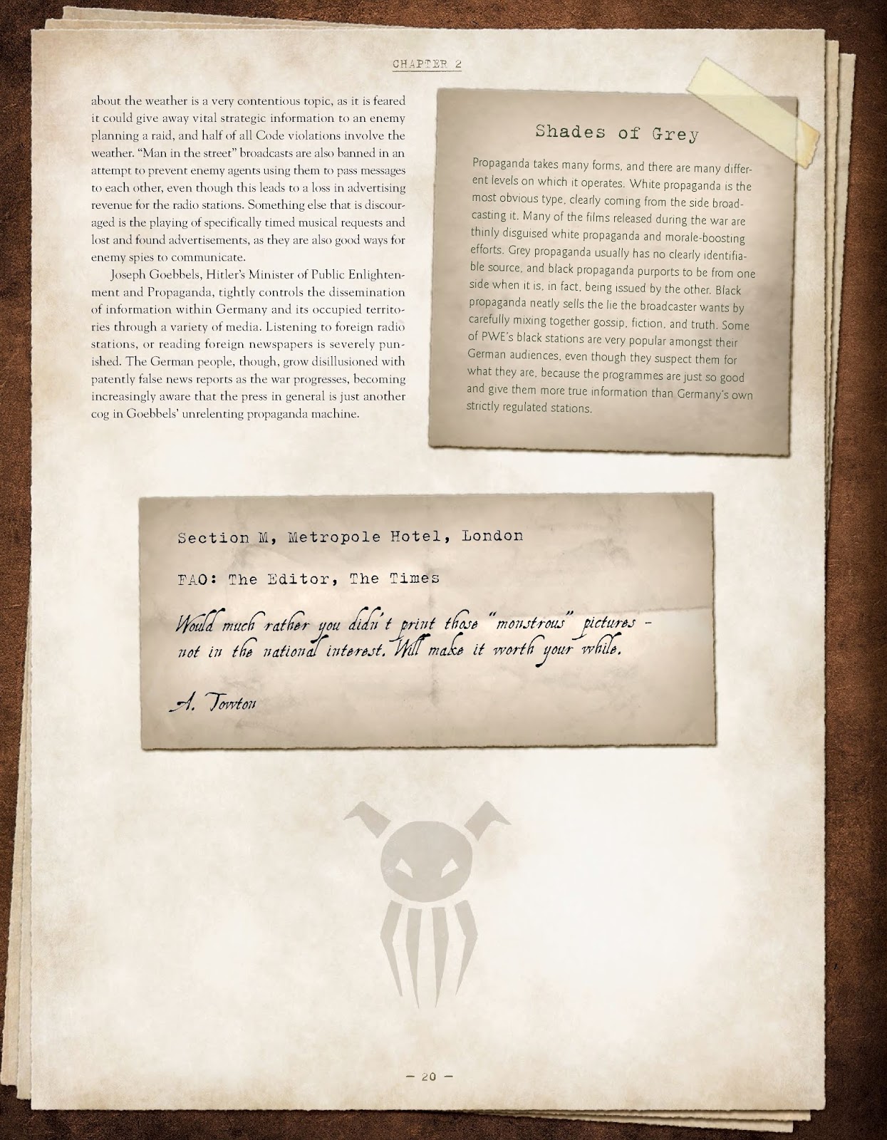 Susurros desde la Oscuridad: Achtung! Cthulhu: FATE investigator's guide