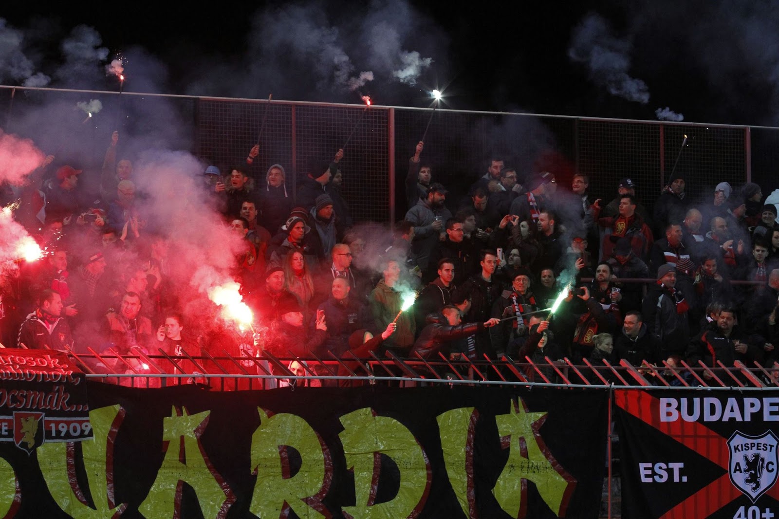 Ultras & Hooligans: Kispest Bp. Honvéd - Ferencváros 2017.03.01.