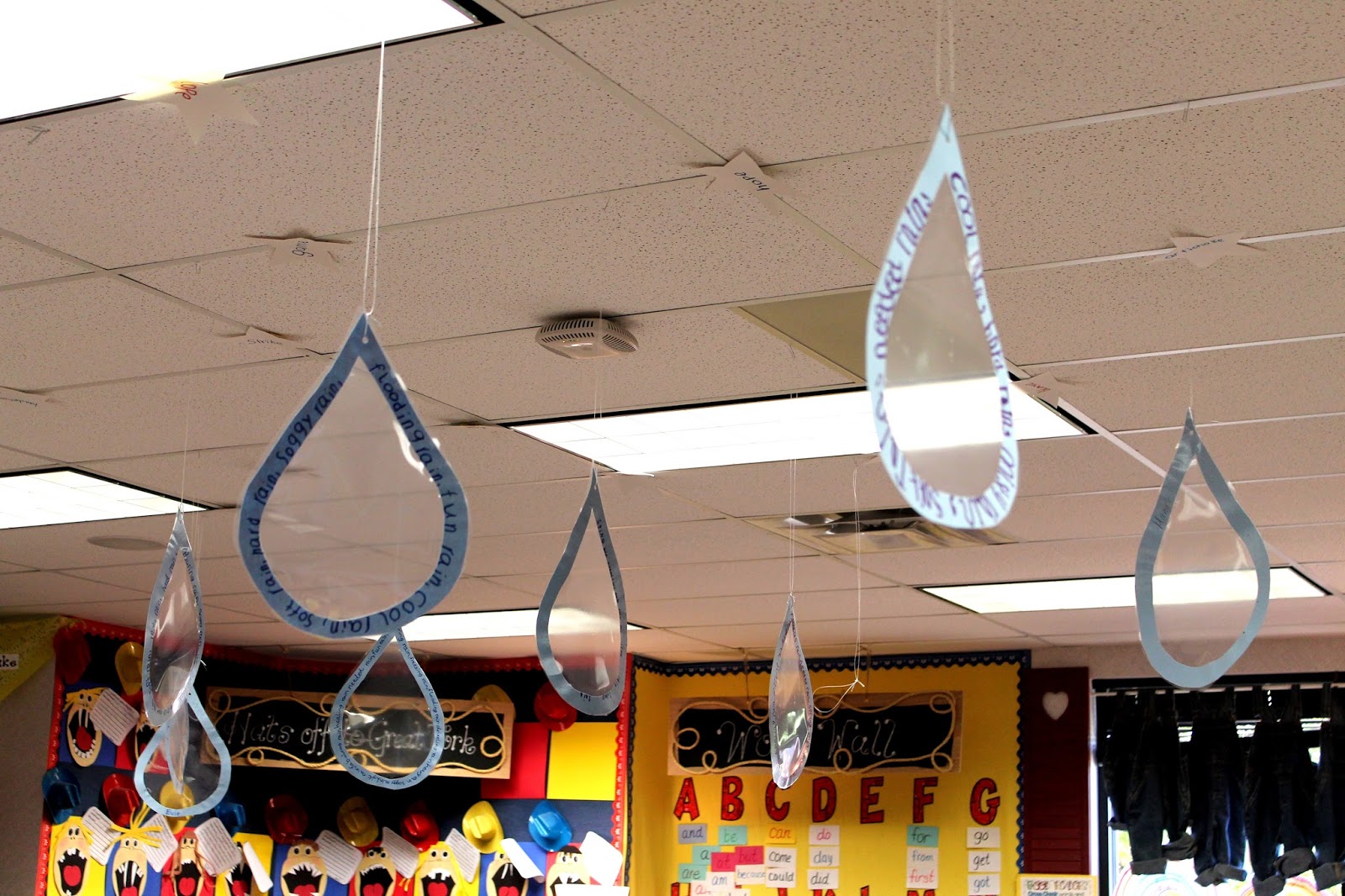 Raindrop Concrete Poem