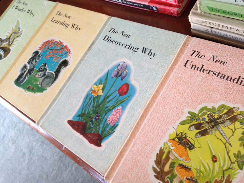 The Copycat Collector: COLLECTION #137: Vintage School Science Books