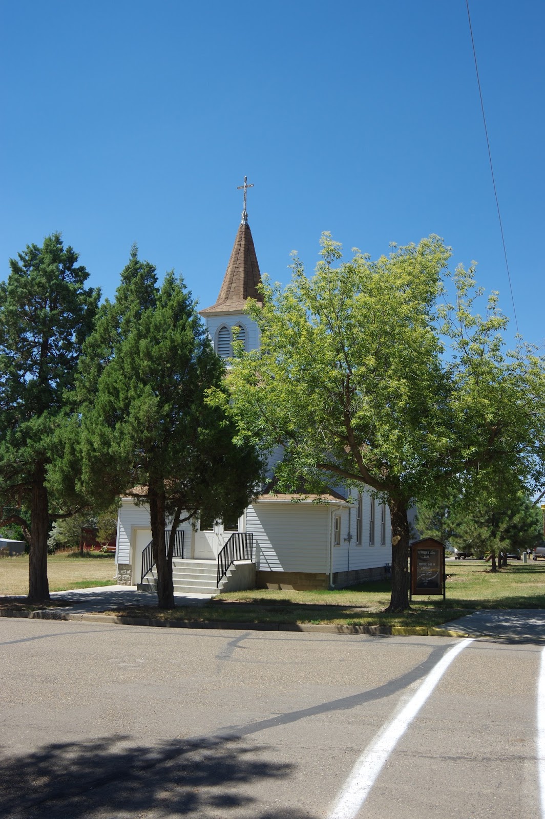 Churches of the West: St. Peter's Lutheran Church. Belfield North Dakota.