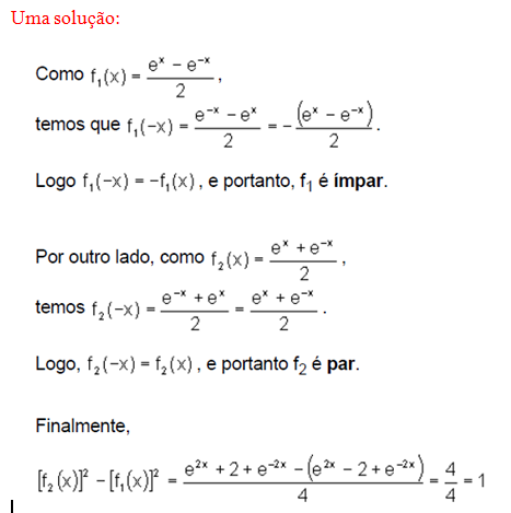 E0523 - EXERCÍCIO DE FUNÇÃO PAR E FUNÇÃO ÍMPAR ~ matematicarlos