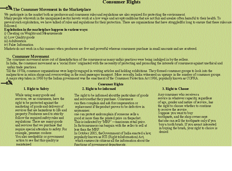SocialScience4U: Flow chart of Consumer Rights