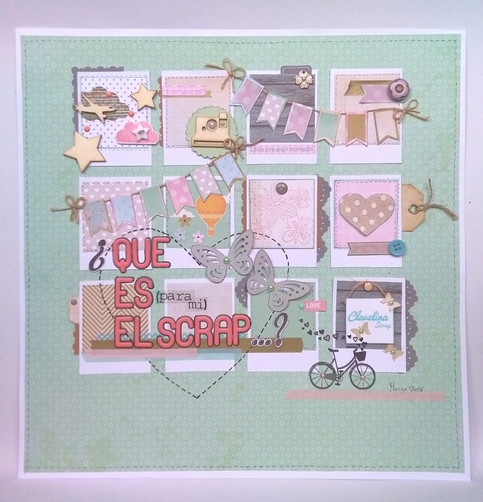 Clavelina Scrap: ¿Qué es para mi el Scrap?