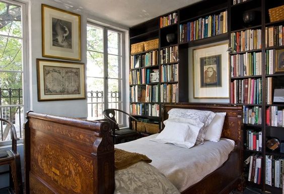 Eye For Design: Bedroom Libraries For Book Lovers
