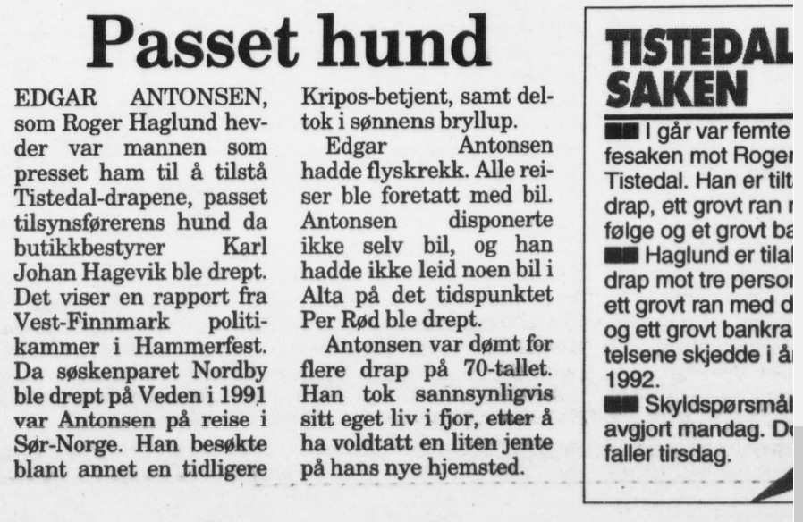 En mann ved navn Edgar (1962 - 93)