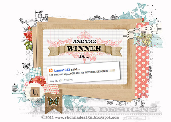 Rhonna Designs: WINNER of the $100 Cricut gift ceRtificate is....