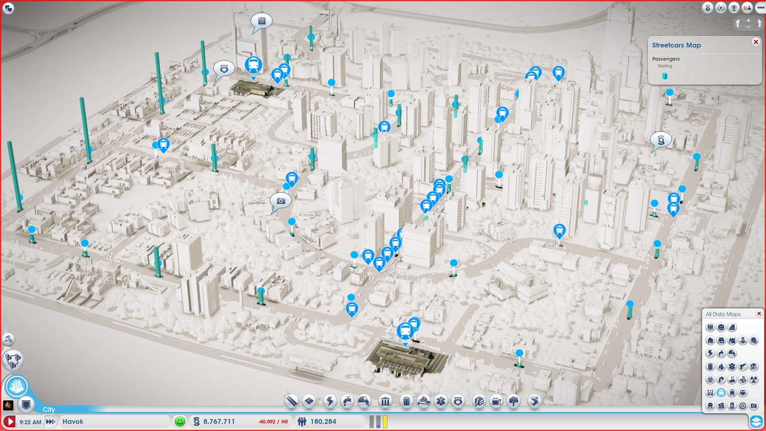 The Random Bullshit Dispenser: Sim City 5: 180k Town Data Maps