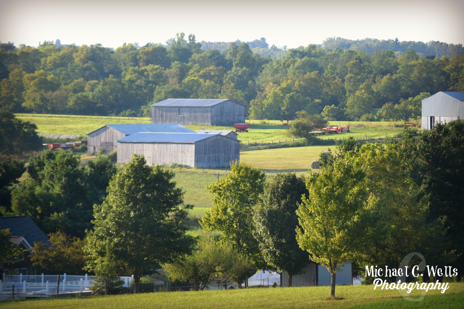 Sunset in Henry County, Kentucky