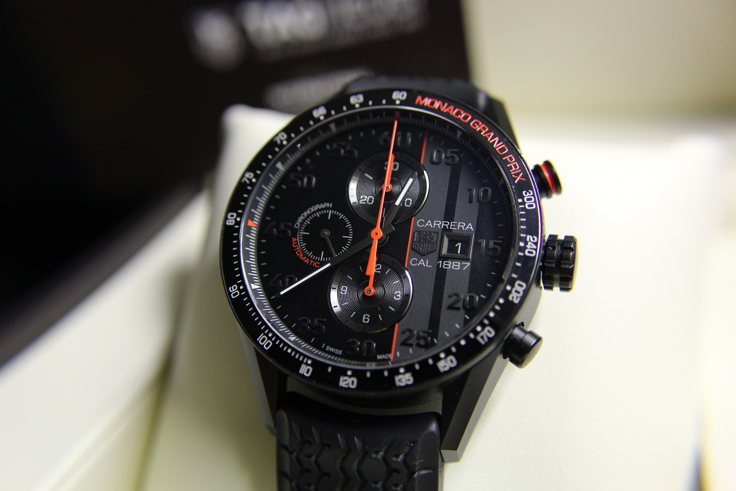 JAM TANGAN TAG HEUER CARRERA CALIBRE 1887 CERAMIC MONACO GP LIMITED ...