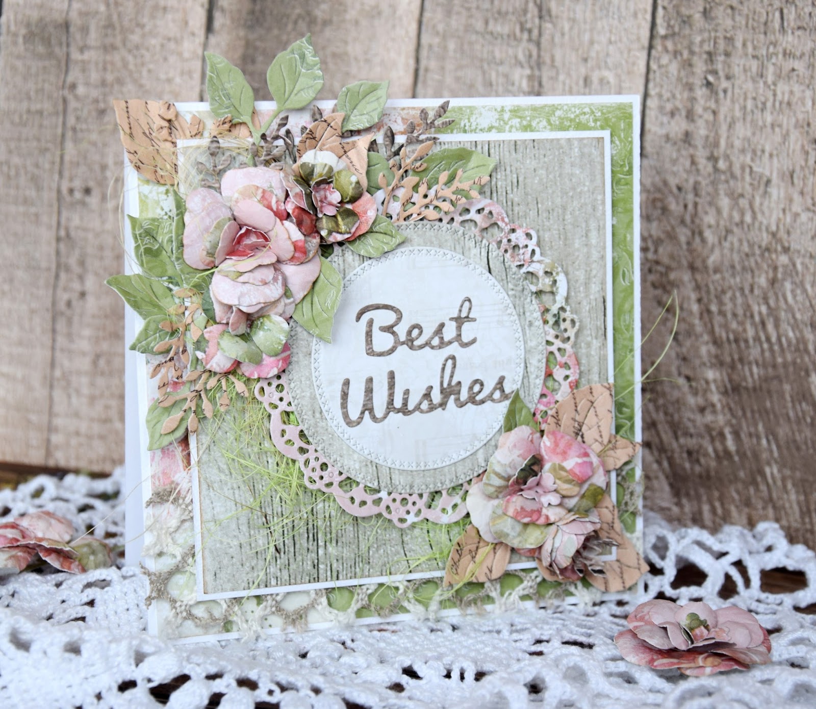 CottageBLOG: The rustic-card "Best Wishes"
