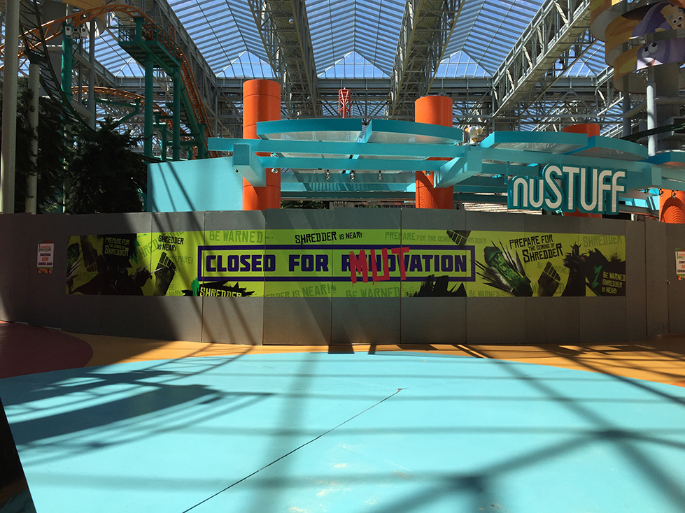 Shredder's Mutant Masher Thrill Ride Grand Opening Nov. 7