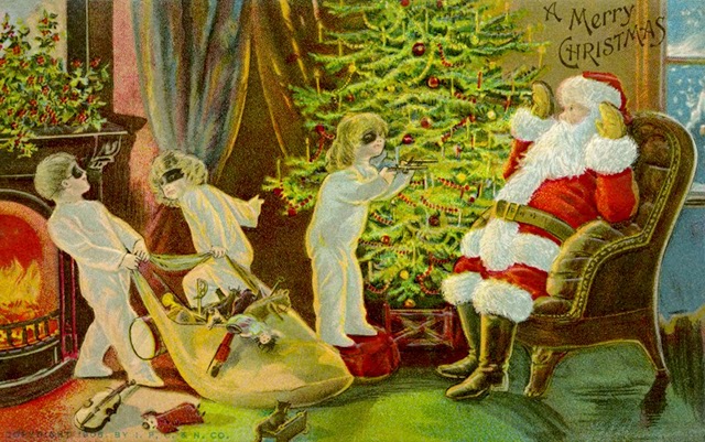 A Collection of 17 Cute and Funny Vintage Christmas Cards ~ Vintage ...