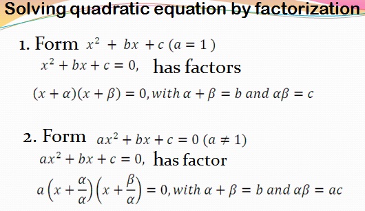 MathEnglish: Quadratic Equation (Persamaan Kuadrat)