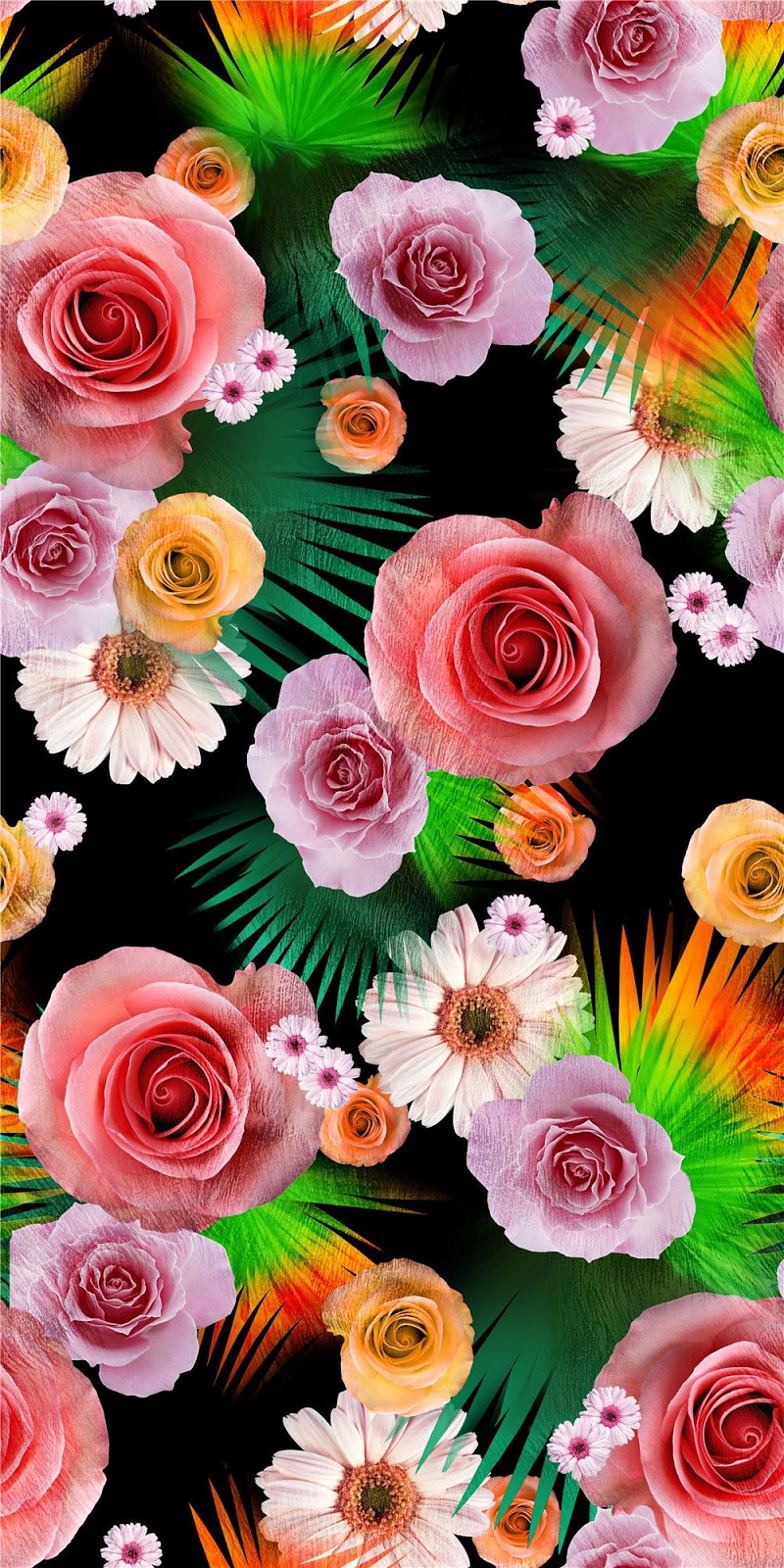 NATURAL COLLAGE_Flower Design_Digital Print_1 | Joy Design Studio