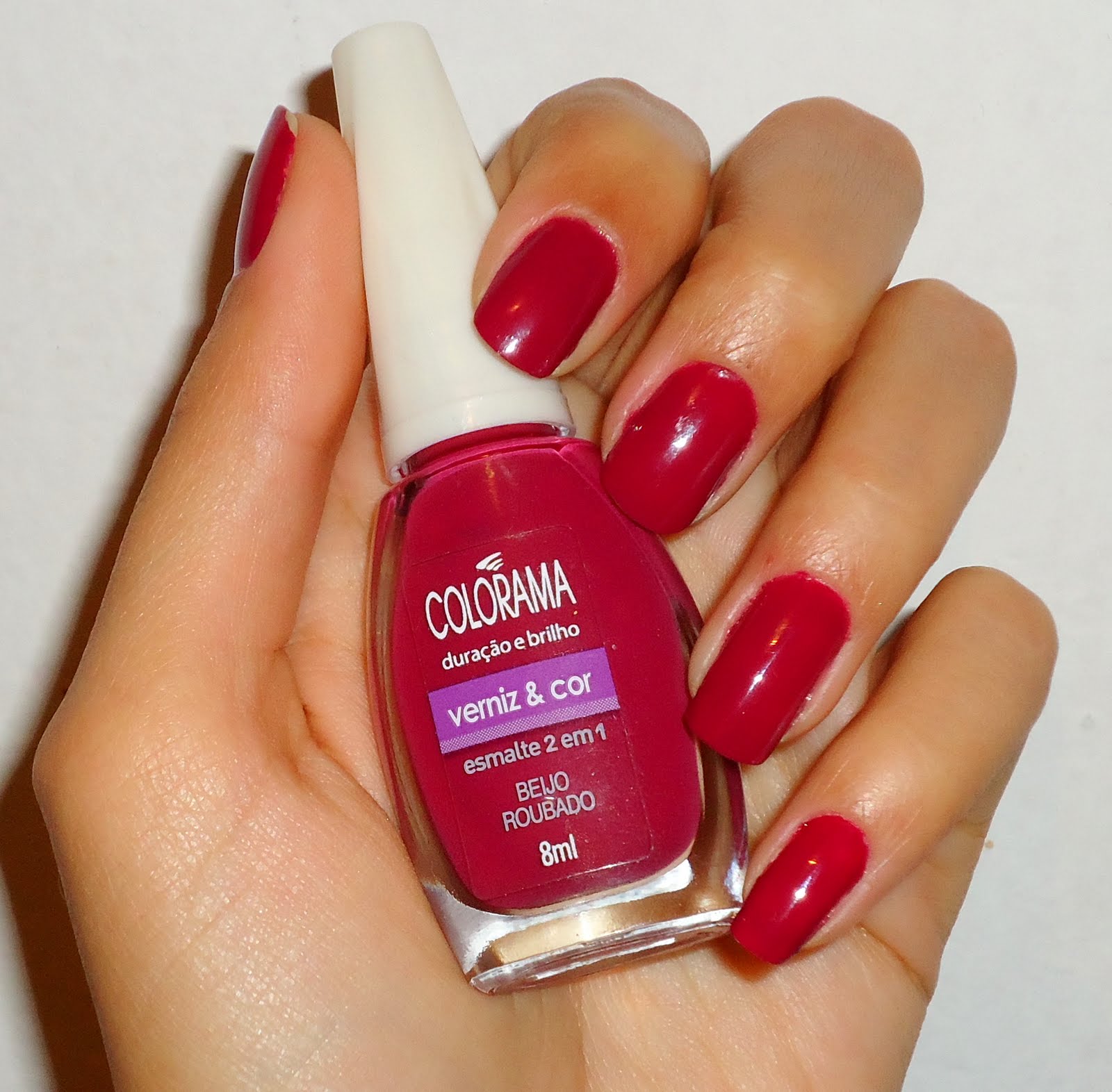 Cereja Rosa: Esmalte do dia: Beijo Roubado - Colorama