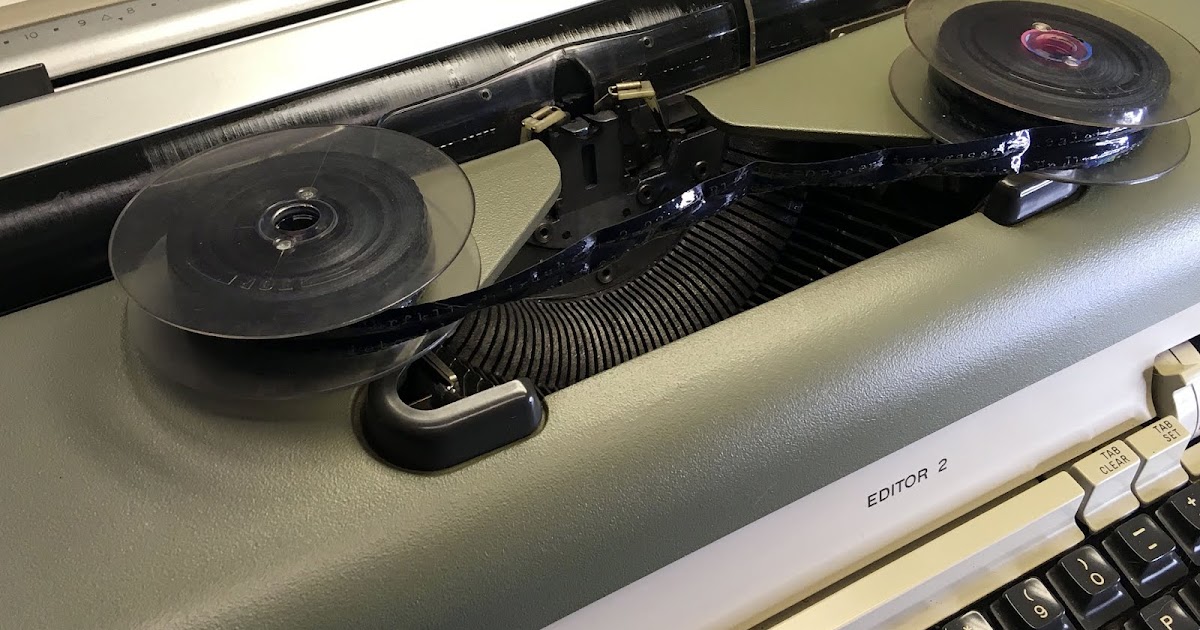 The Typewriter Revolution blog: Secrets of a carbon ribbon