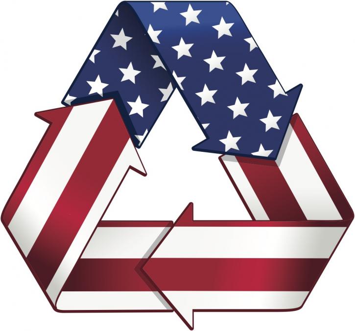 Maybe you can make one to display for your next patriotic event, be it ...