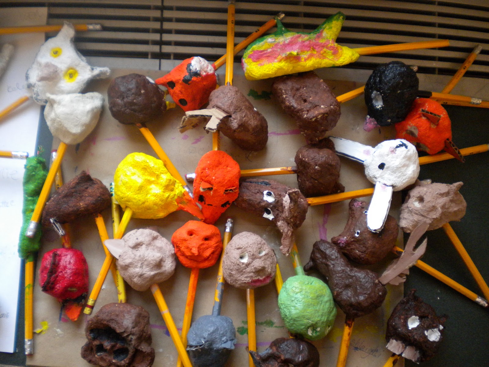 Waitsfield Elementary Art: Puppet Making!