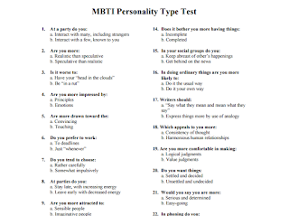 Tes MBTI Konvensional dan Online ~ Kuwais