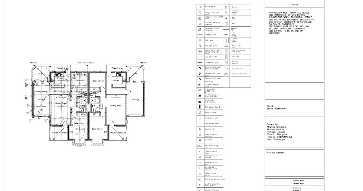 1.Technical drawings. Showing water reticulation, drainage and ...