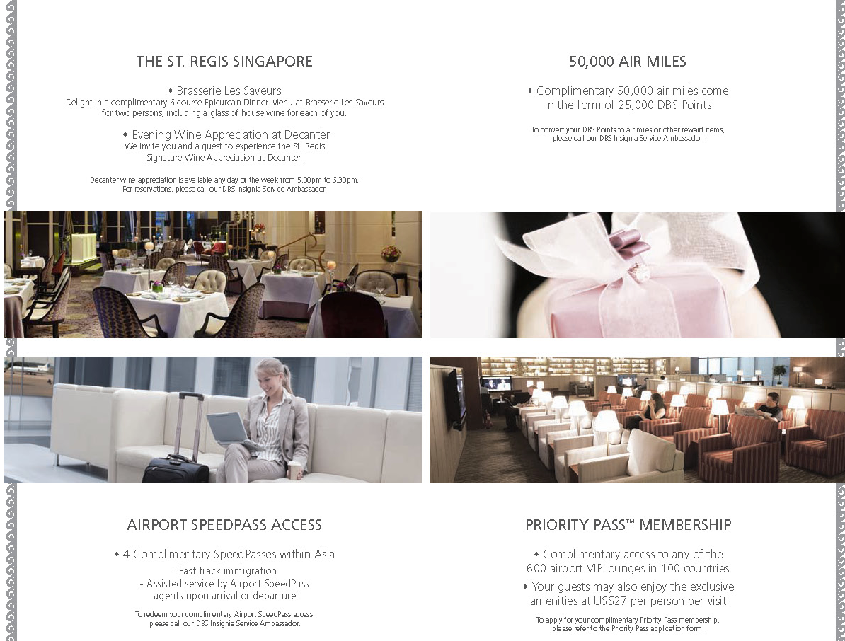 DBS Insignia Visa Infinite card