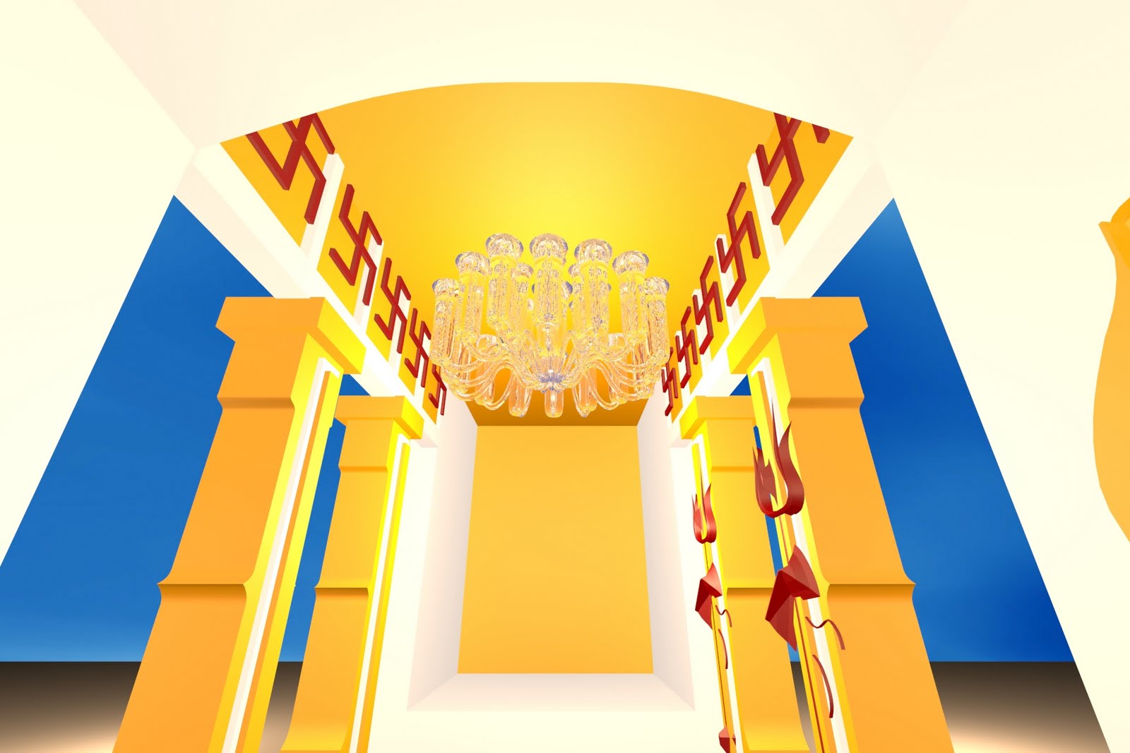 My Works: Durga Puja A Simple Pandal