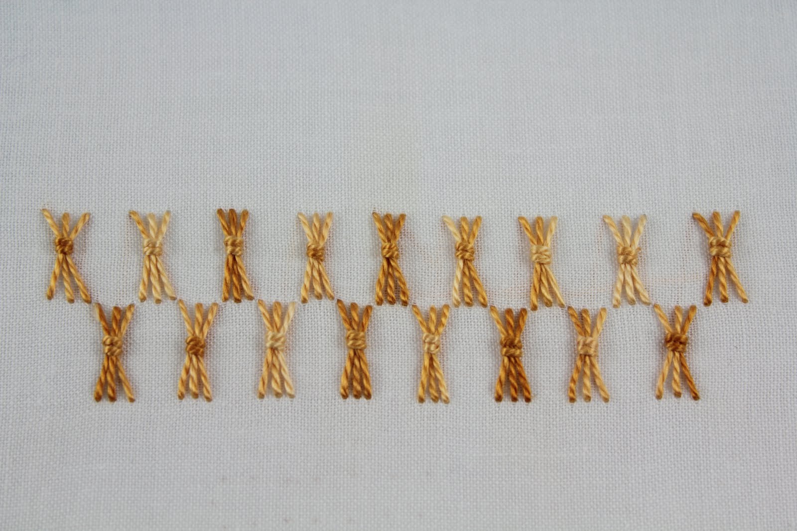 big B: 100 Stitches - Sheaf Filling Stitch