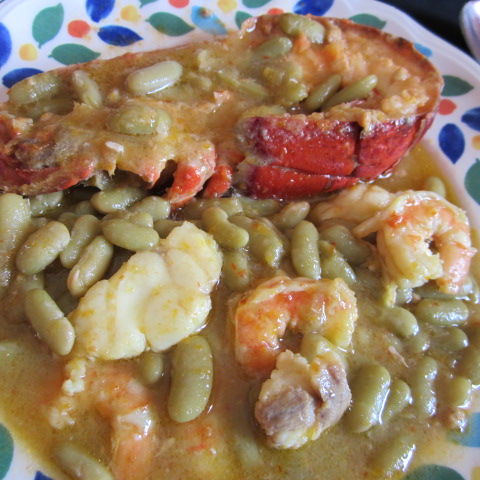 LAS RECETAS DE LA NENA: VERDINES CON BOGAVANTE