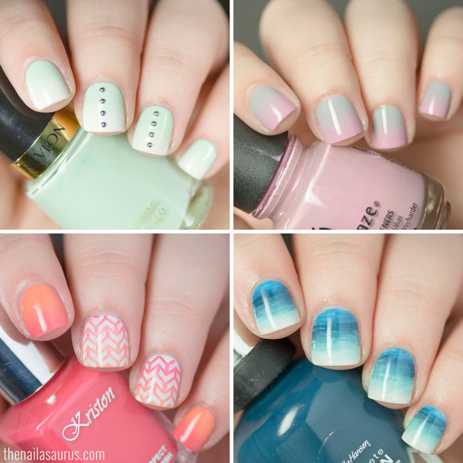 The Nailasaurus | UK Nail Art Blog - While I Was Gone: 4 Gradients ...