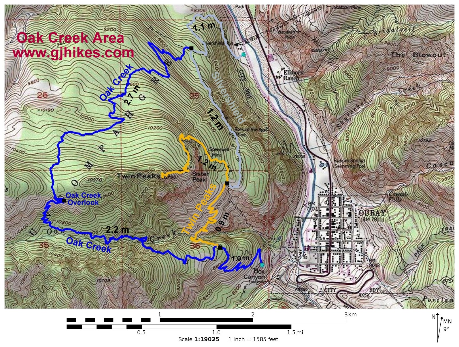 gjhikes.com: Oak Creek Overlook