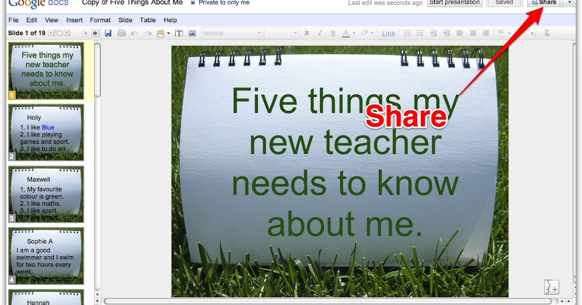Adding An Embeded A Google Presentation