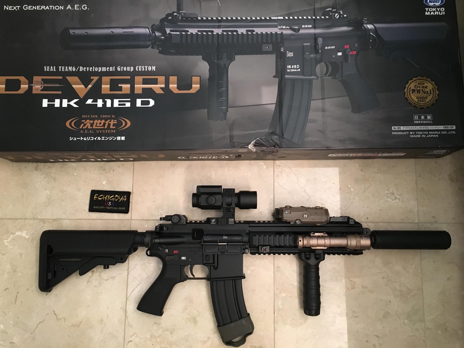 Review: Tokyo Marui - HK 416D Devgru ~ Airsoft Gun Reviews