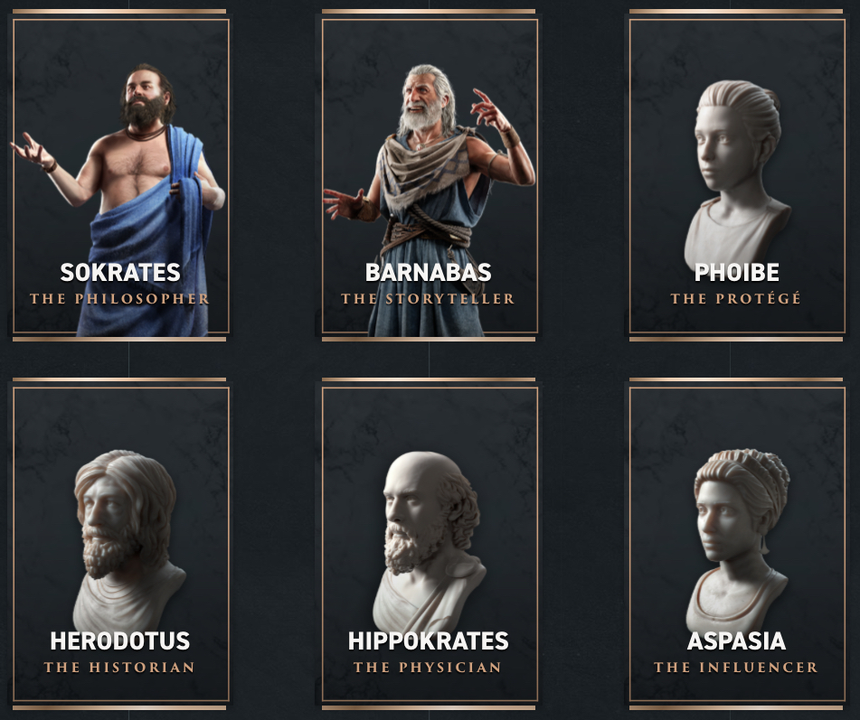 Sócrates, Heródoto, Hipócrates & Pericles en Assassin’s Creed ~ Odyssey ...