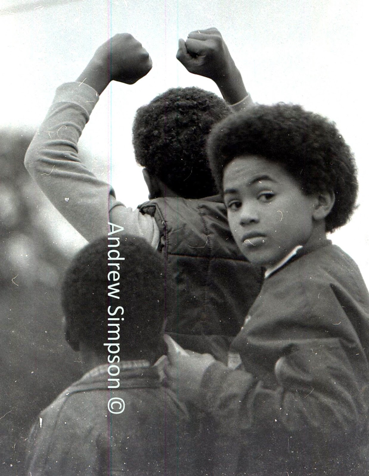 Andrew Simpson: Faces from a demonstration ...... no. 4 .......