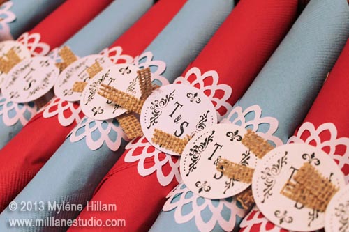 Monogrammed Napkin Rings | Mill Lane Studio