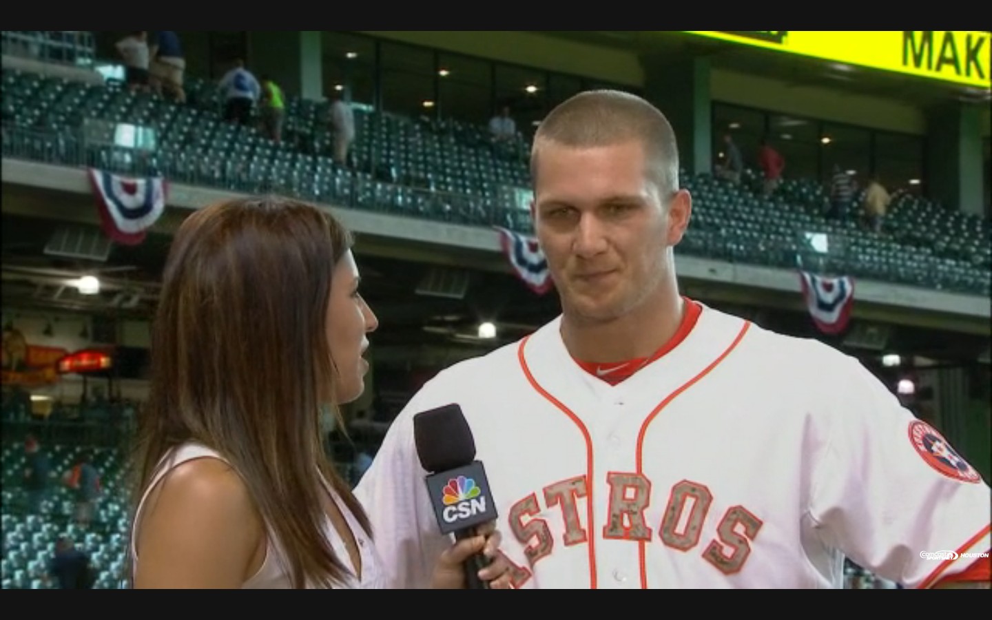 Gatorade Baths: Comcast SportsNet Houston reporter Leila Rahimi get hit ...