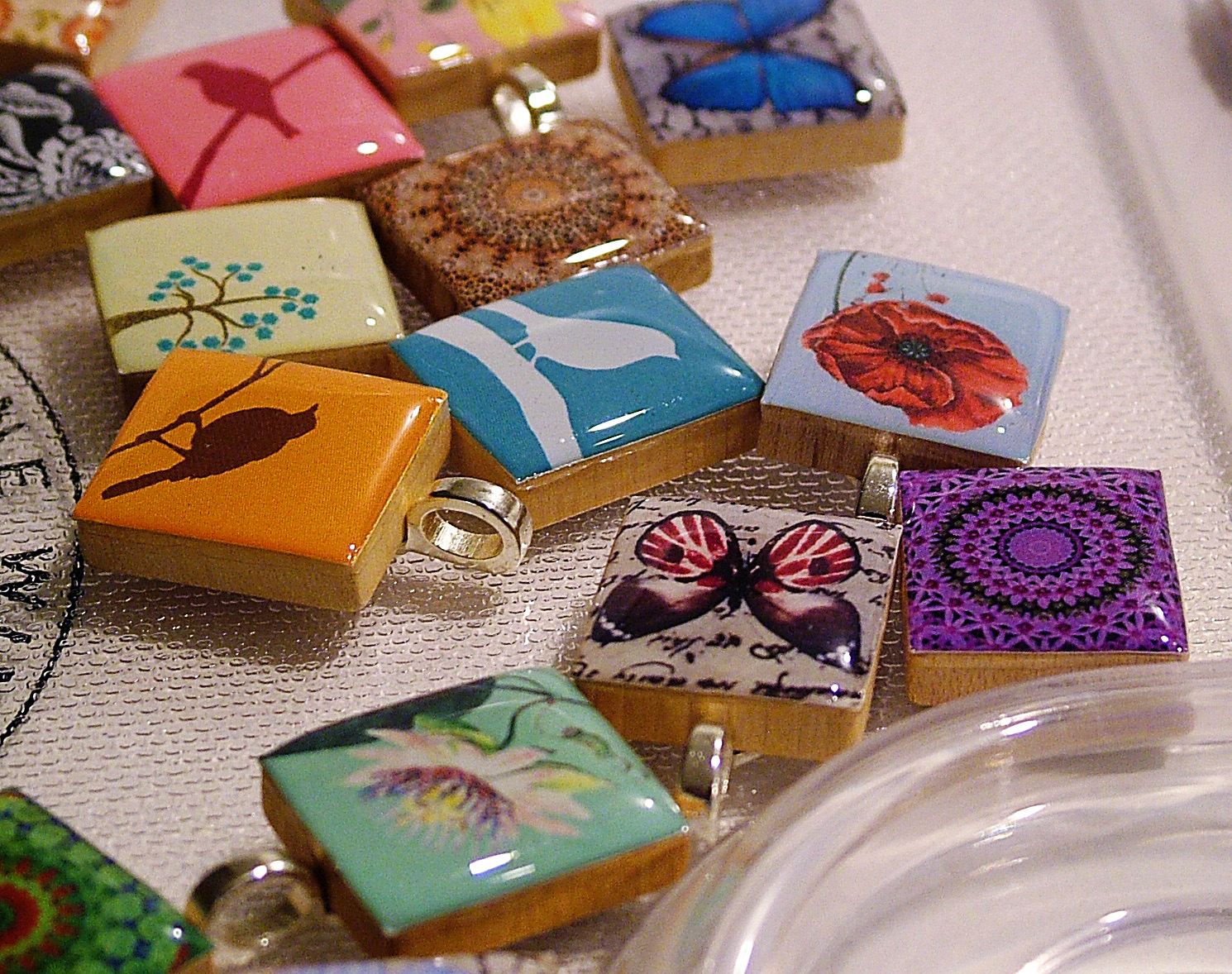 handmade resin jewelry by Katherine Swift: Random jewelry making pictures