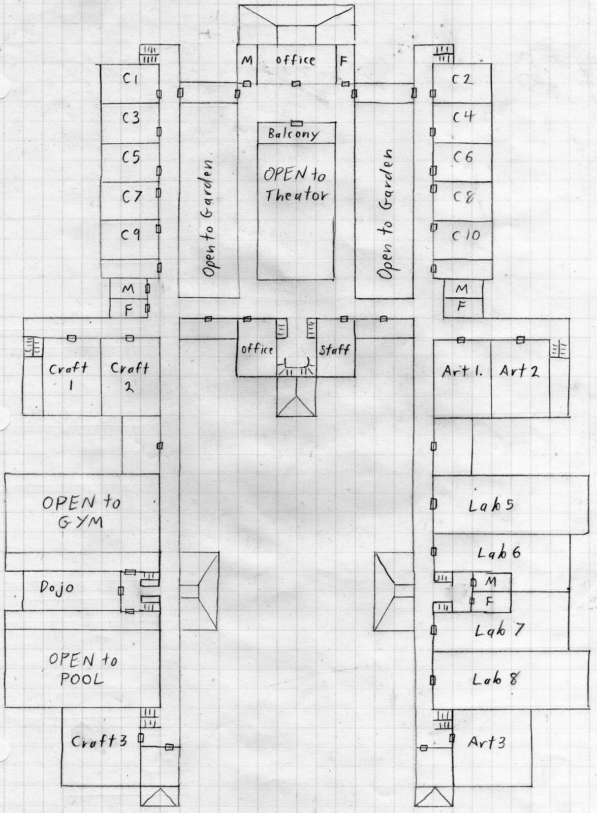 Anime RPG 2030: School Map