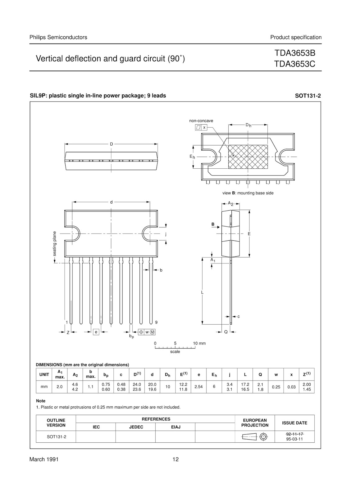 IC TV: Datasheet Ic Vertikal TDA3653 pada Tv Tabung