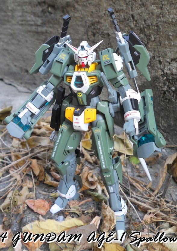 GUNDAM GUY: 1/144 GUndam AGE-1 Spallow - Custom Build