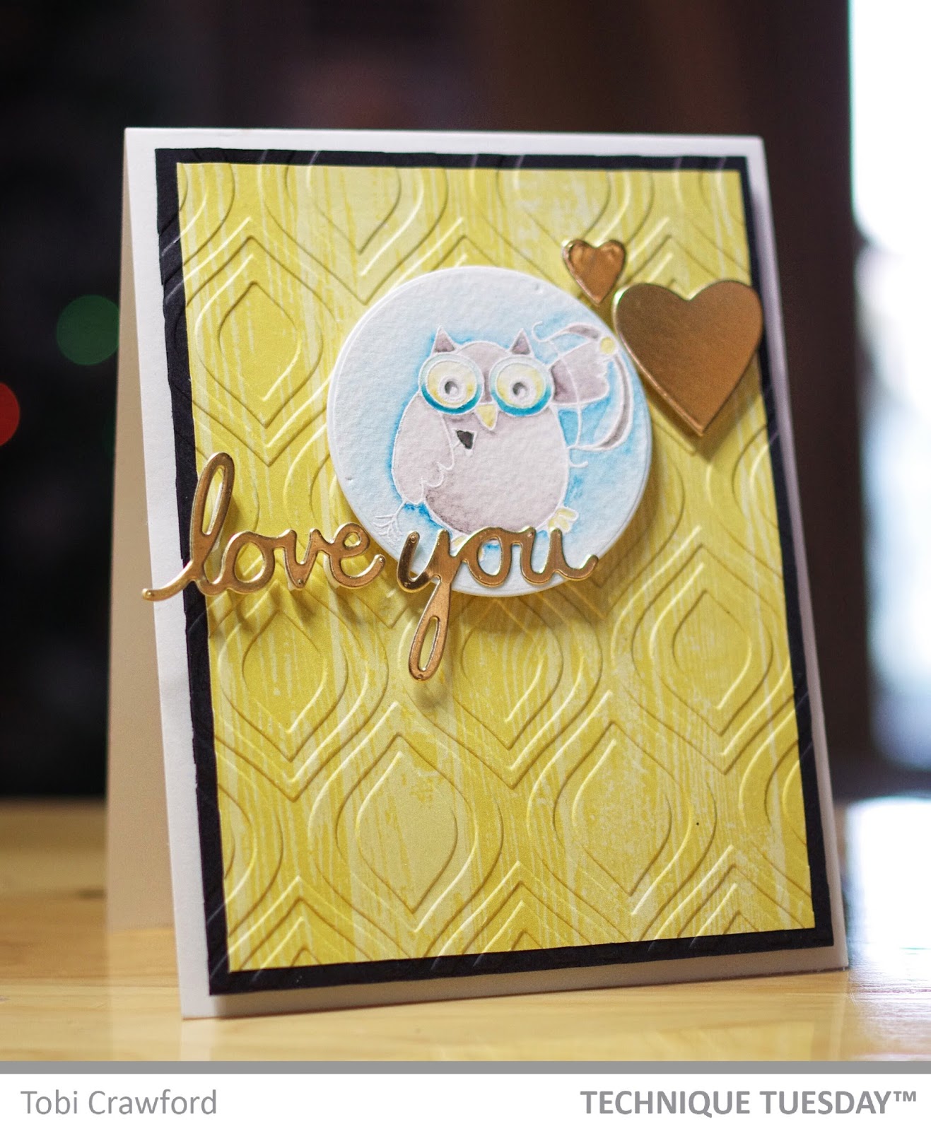 Love You - Technique Tuesday - Tobi Crawford ink