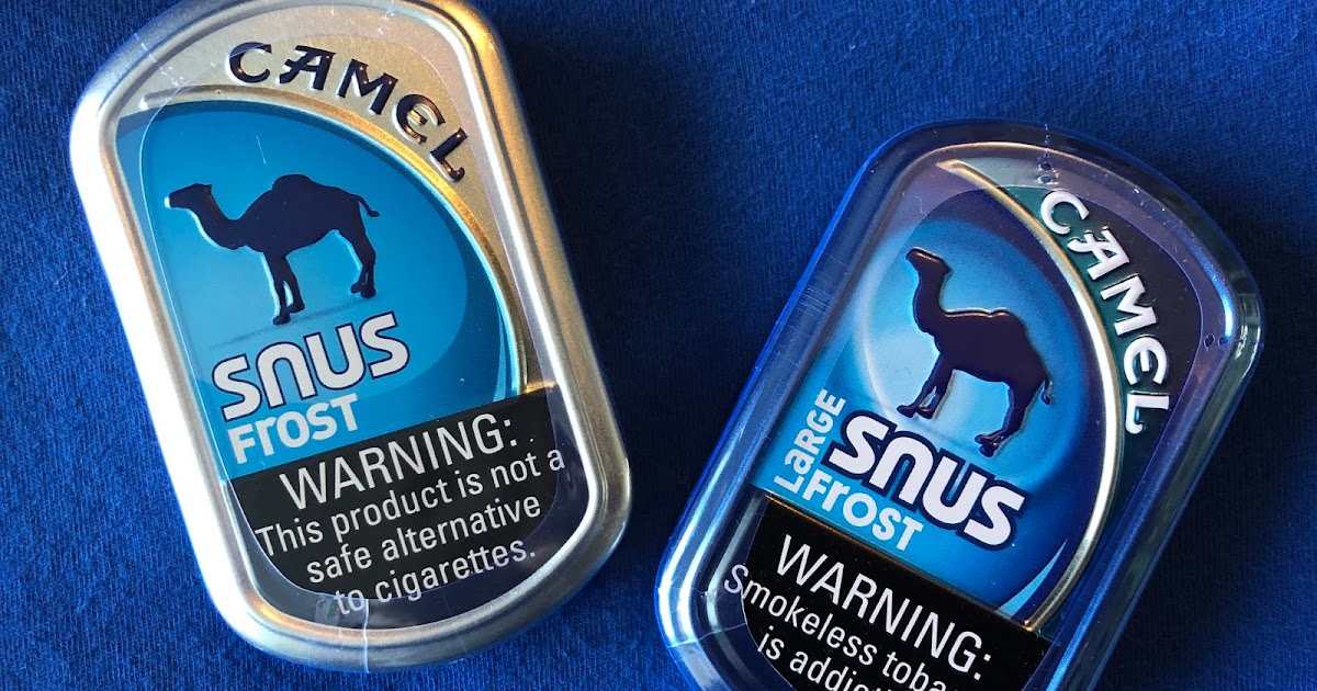 Camel "SNUS" Frost (Large & Regular Size) - Review. 5 September 2013.