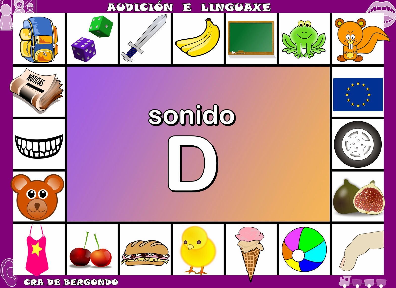 Aula virtual de audición y lenguaje: Juegos de fonemas